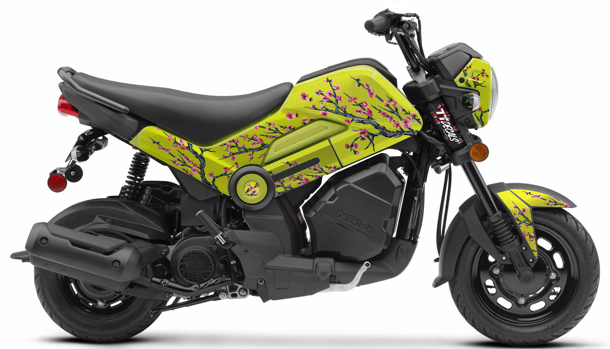 Navi 2022-2025 Cherry Blossom (Green) Theme – SEVENTY SEVEN DECALS LLC