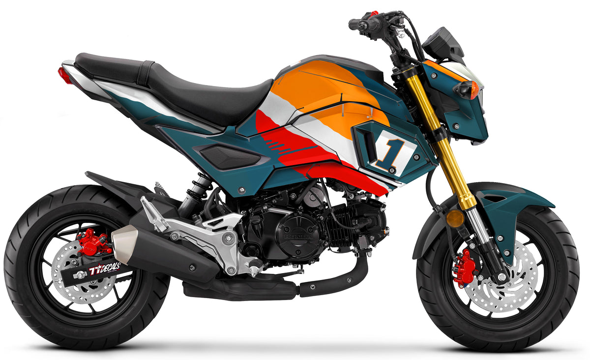 Grom 2017-2020 Retro GP Theme – SEVENTY SEVEN DECALS LLC
