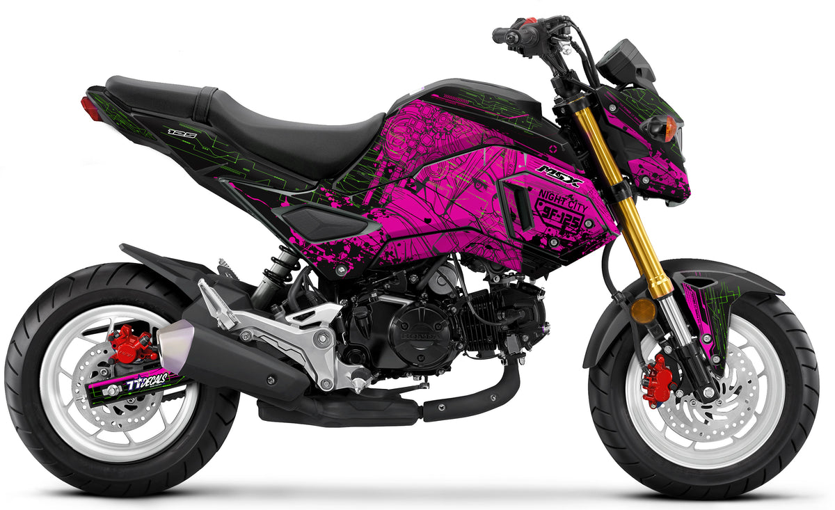 Grom 2017-2020 Cyberpunk II (Pink) Theme – SEVENTY SEVEN DECALS LLC