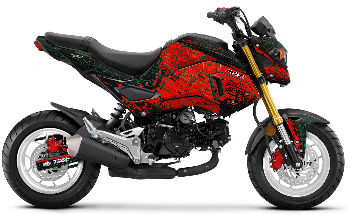 Grom 2017-2020 Cyberpunk II (Red) Theme – SEVENTY SEVEN DECALS LLC