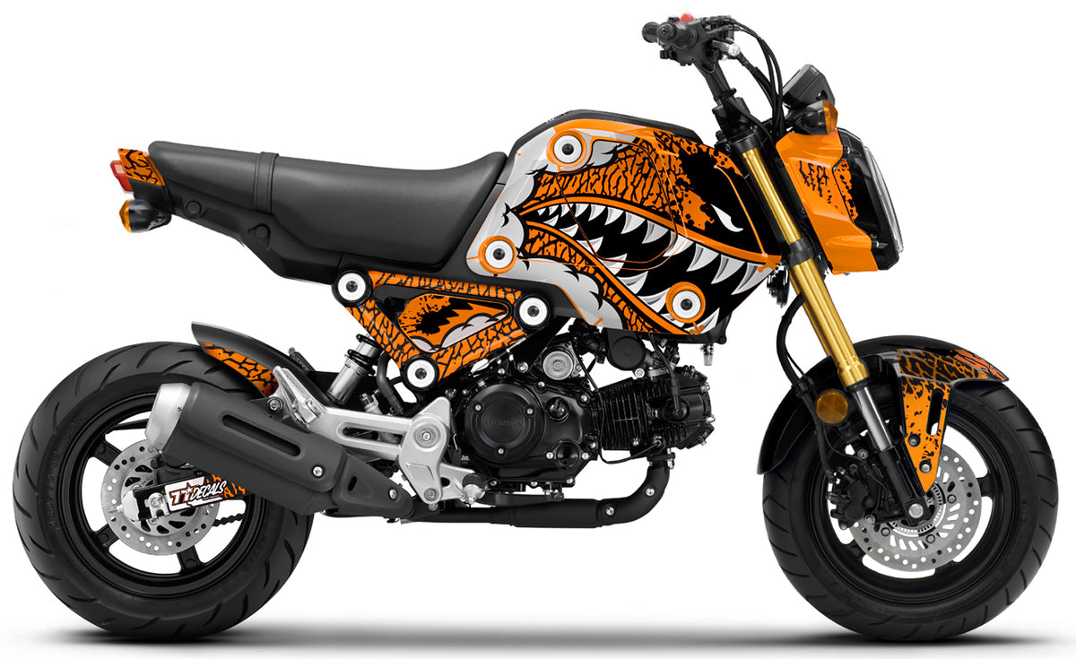 Grom 2021-2024 The Shark (Orange) Theme – SEVENTY SEVEN DECALS LLC