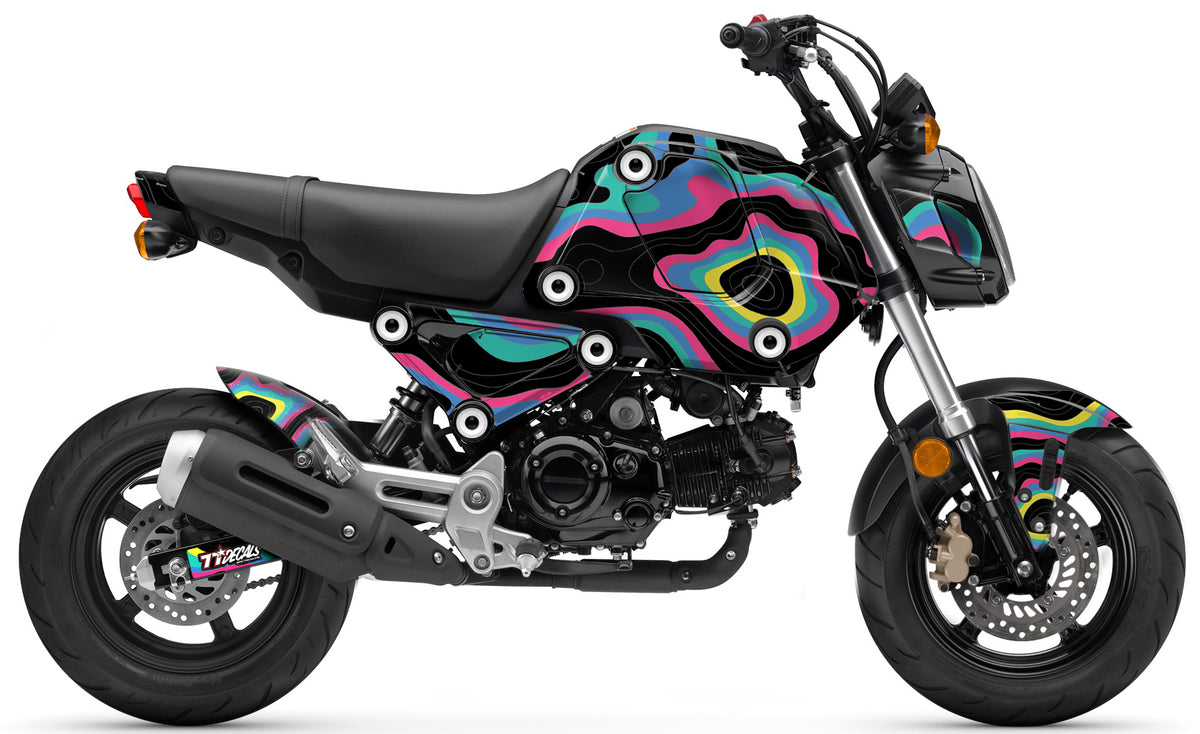 Grom 2021-2024 Topography (Black) Theme – SEVENTY SEVEN DECALS LLC