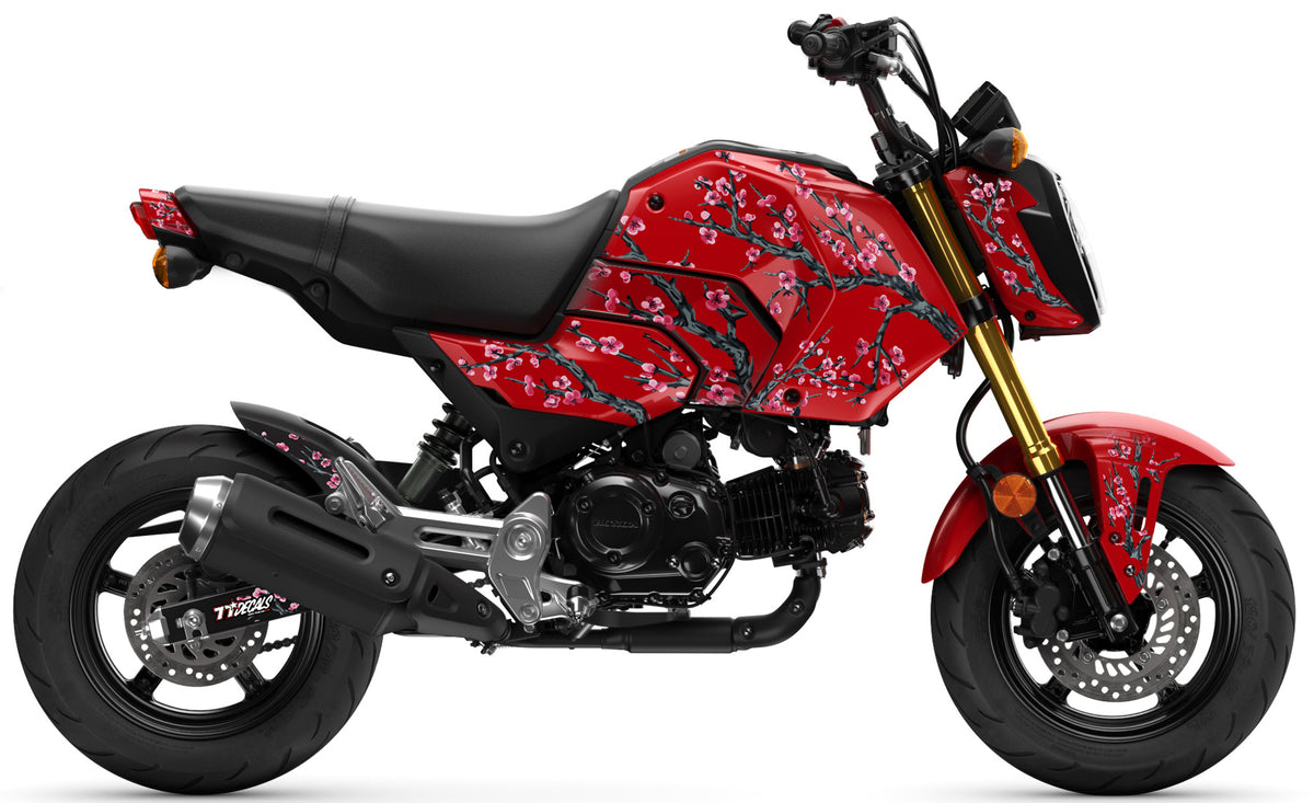Grom 2025-2026 Cherry Blossom (Red) Theme – SEVENTY SEVEN DECALS LLC