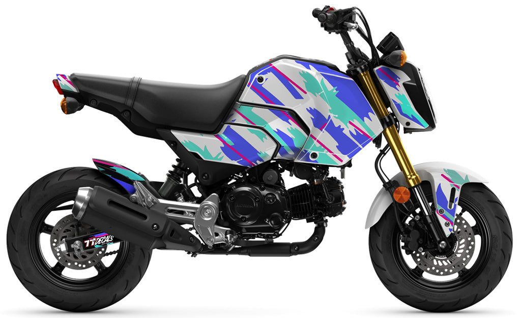Grom 2025-2026 Oil Splash (White) Theme – SEVENTY SEVEN DECALS LLC