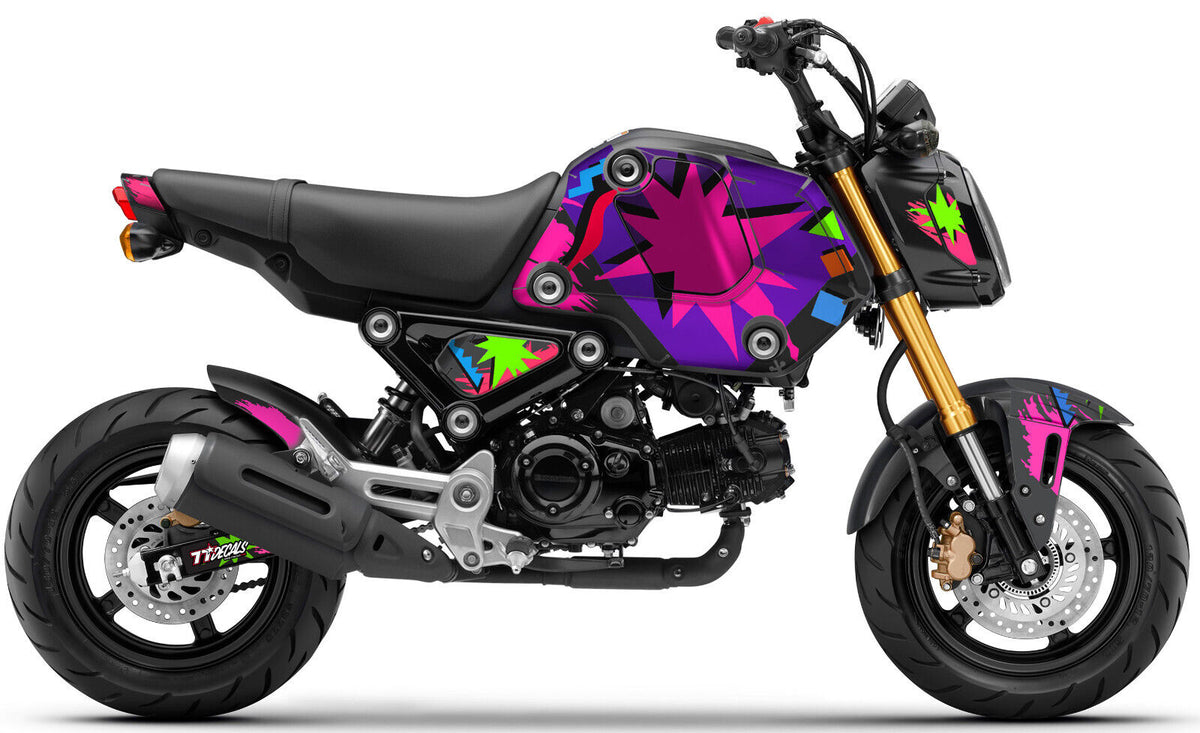 Grom 2021-2024 90s Aesthetics (Black) Theme – SEVENTY SEVEN DECALS LLC