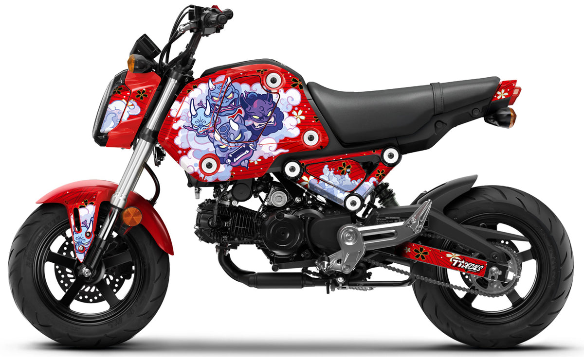 Grom 2021-2024 Oni (Red) Theme – SEVENTY SEVEN DECALS LLC