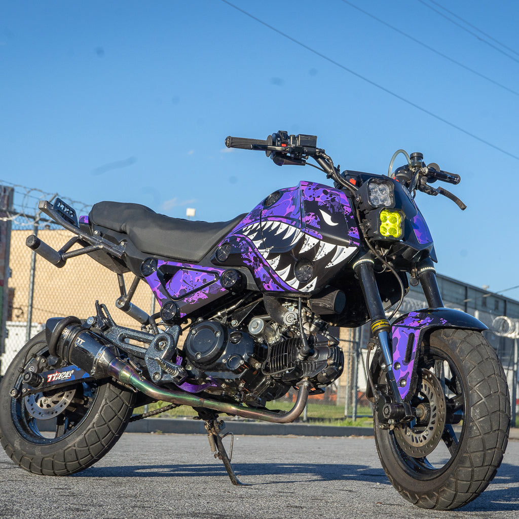 Grom 2021-2024 The Shark (Purple Camo) Theme – SEVENTY SEVEN DECALS LLC