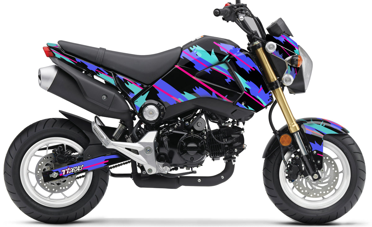 Grom 2013-2016 Oil Splash (Black) Theme – SEVENTY SEVEN DECALS LLC