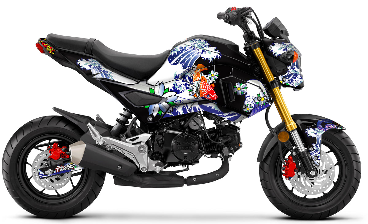 Grom 2017-2020 Yakuza (Black) Theme – SEVENTY SEVEN DECALS LLC