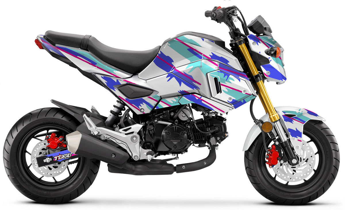 Grom 2017-2020 Oil Splash (White) Theme – SEVENTY SEVEN DECALS LLC