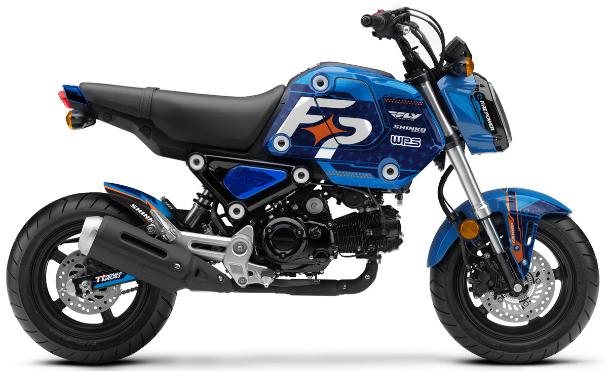 Grom 2021-2024 Firepower (Candy Blue) Theme – SEVENTY SEVEN DECALS LLC